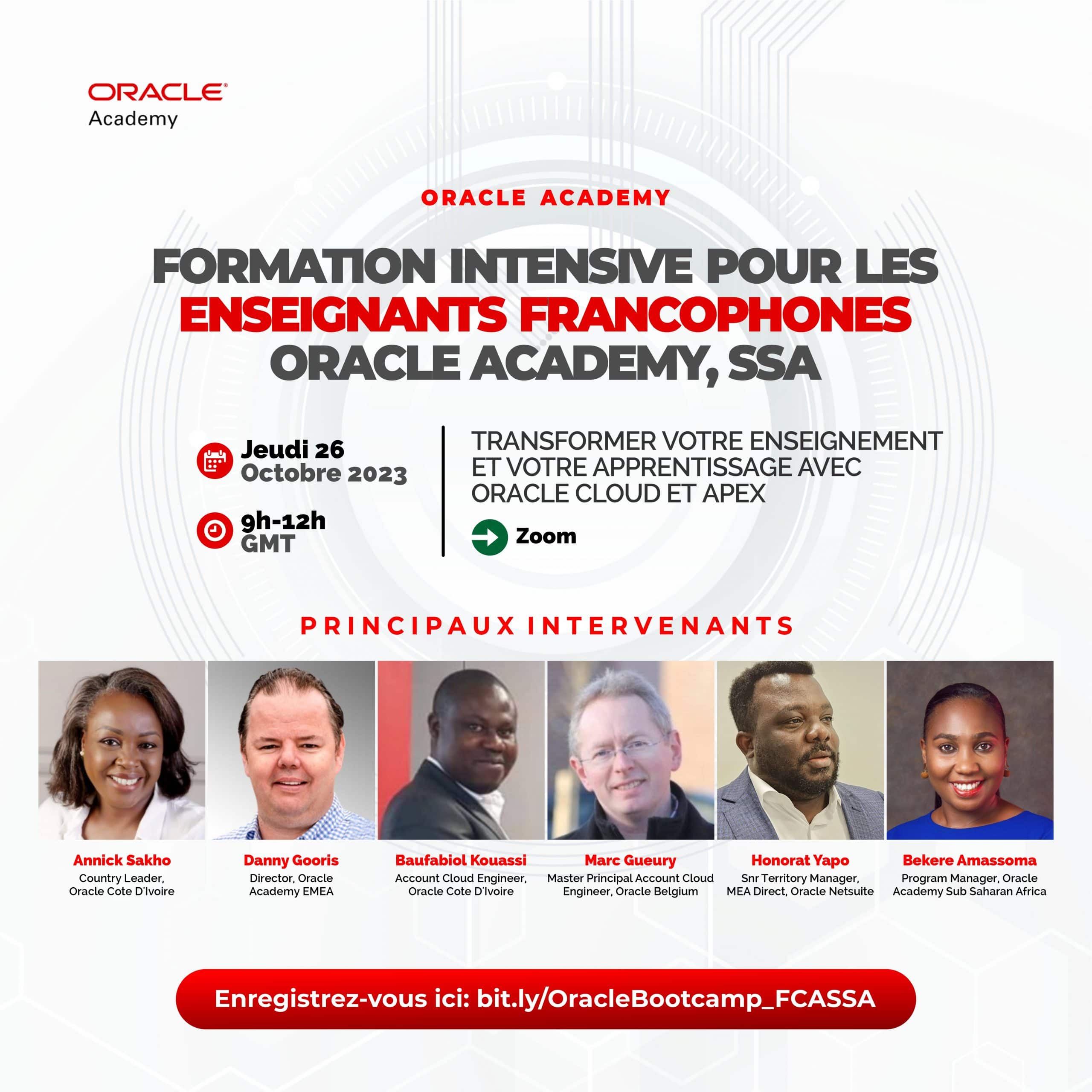 Oracle Academy organizes intensive bootcamp for French-speaking members ...