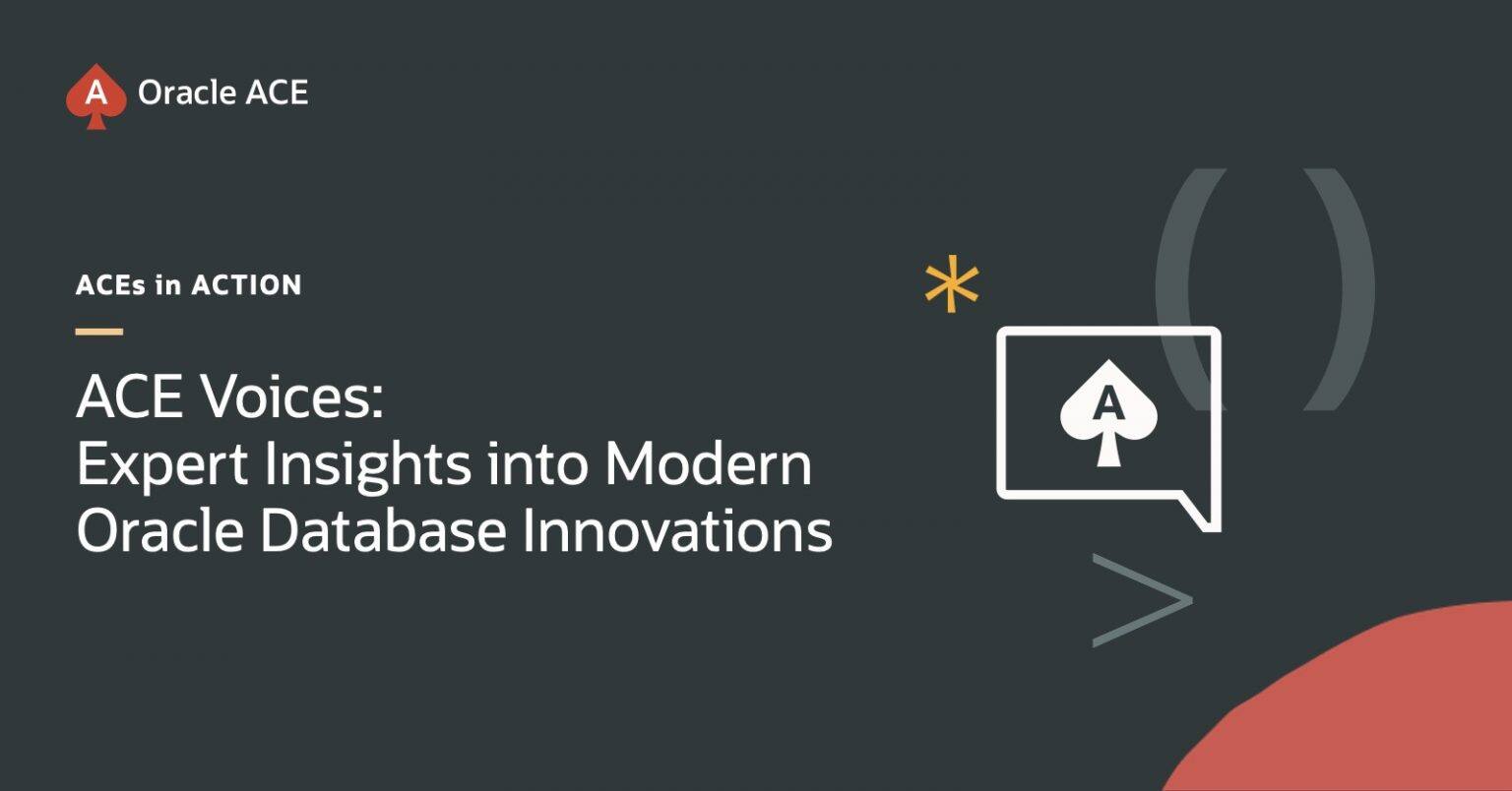 Oracle Blogs | Oracle ACE Program
