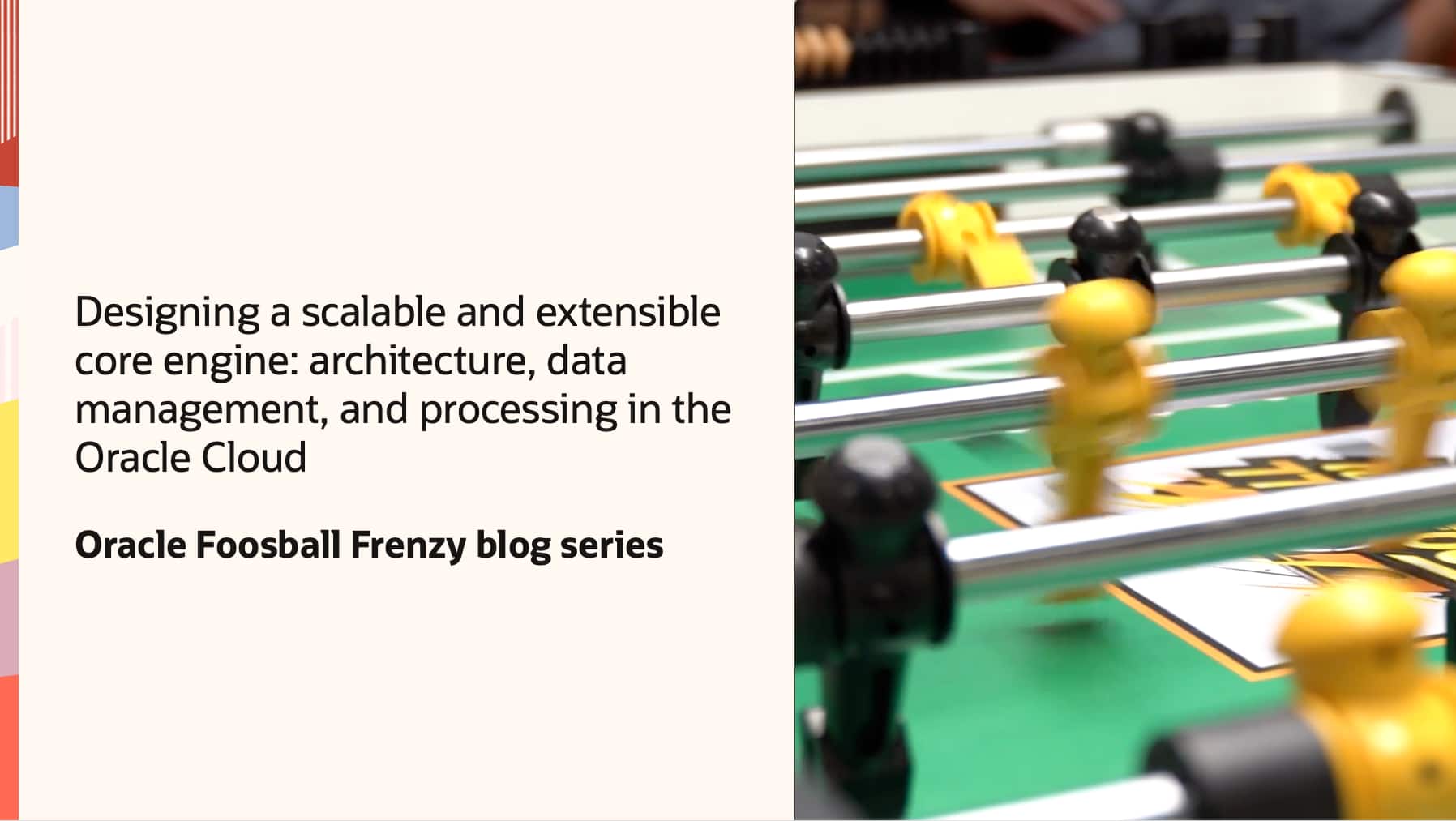 Designing a scalable and extensible core engine: architecture, data ...