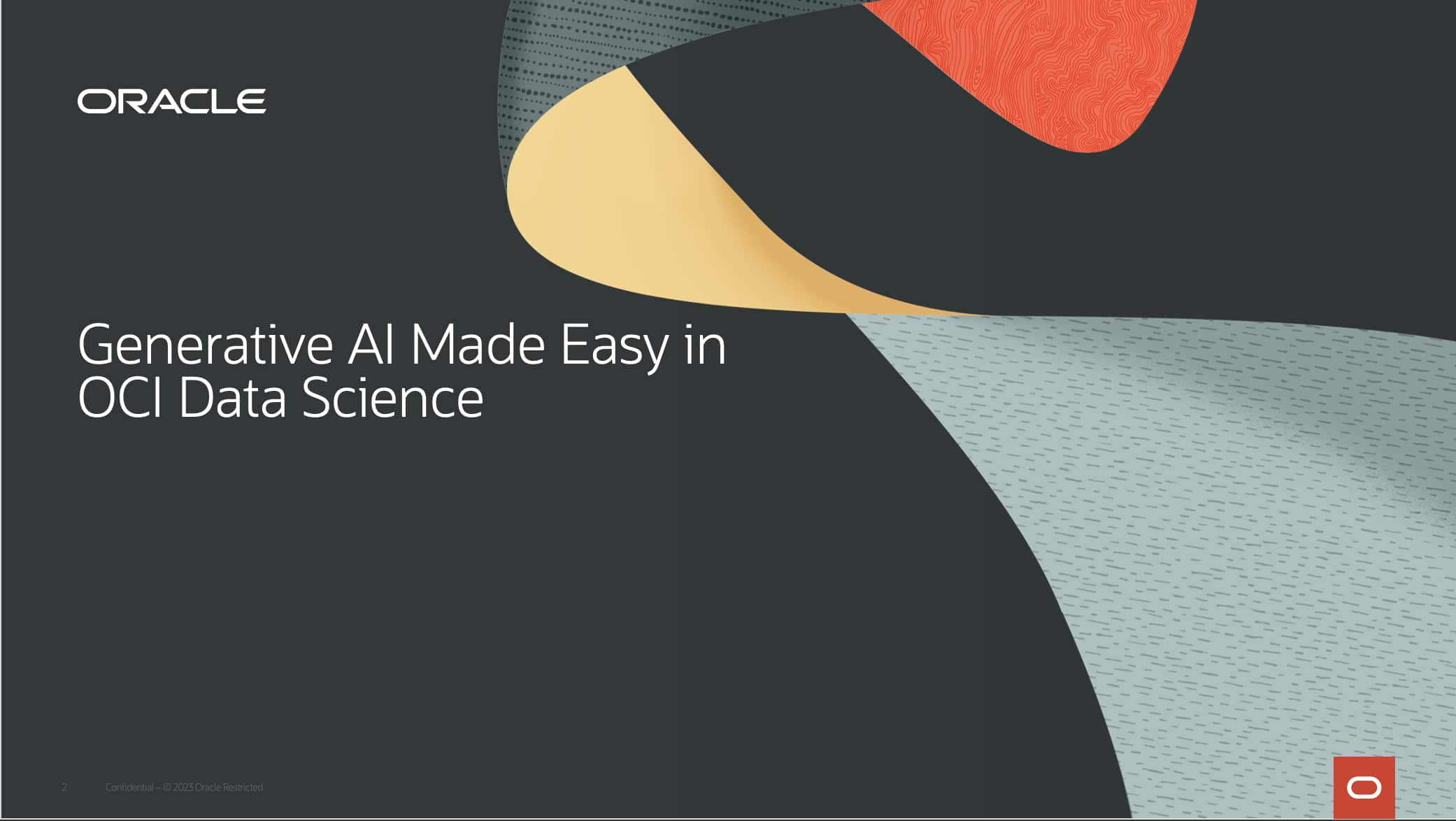 Generative AI made easy in OCI Data Science | ai-and-datascience