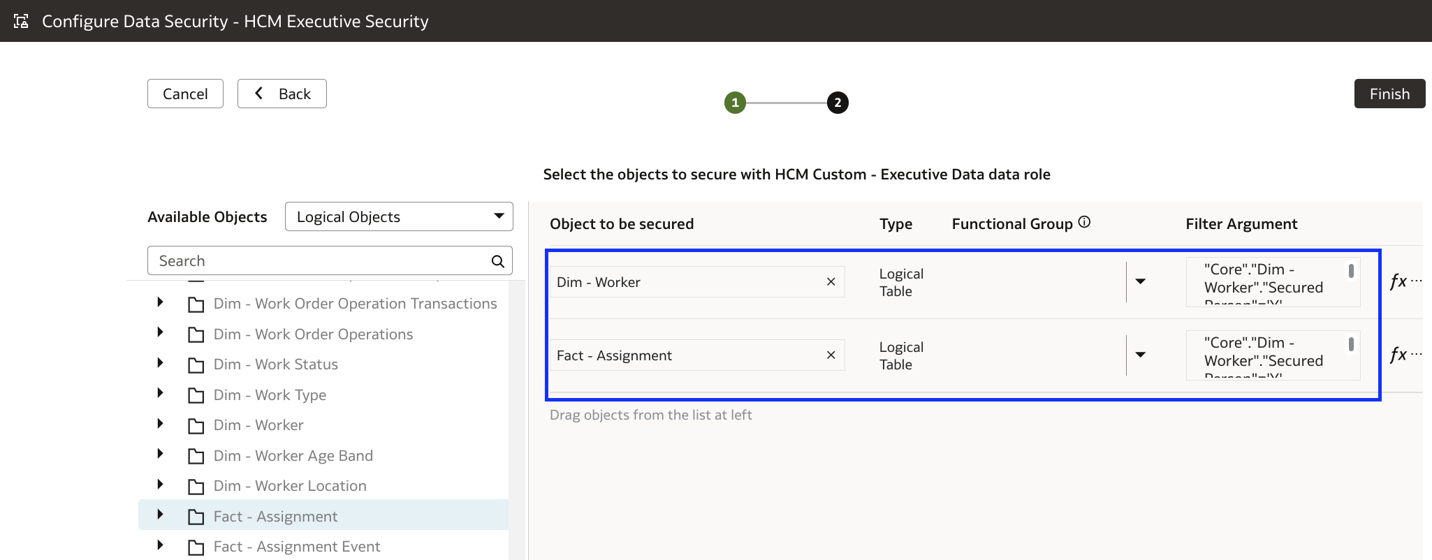 FDI Data Security: Implementation of Fusion HCM Person Security Profile Custom Criteria in FDI ...