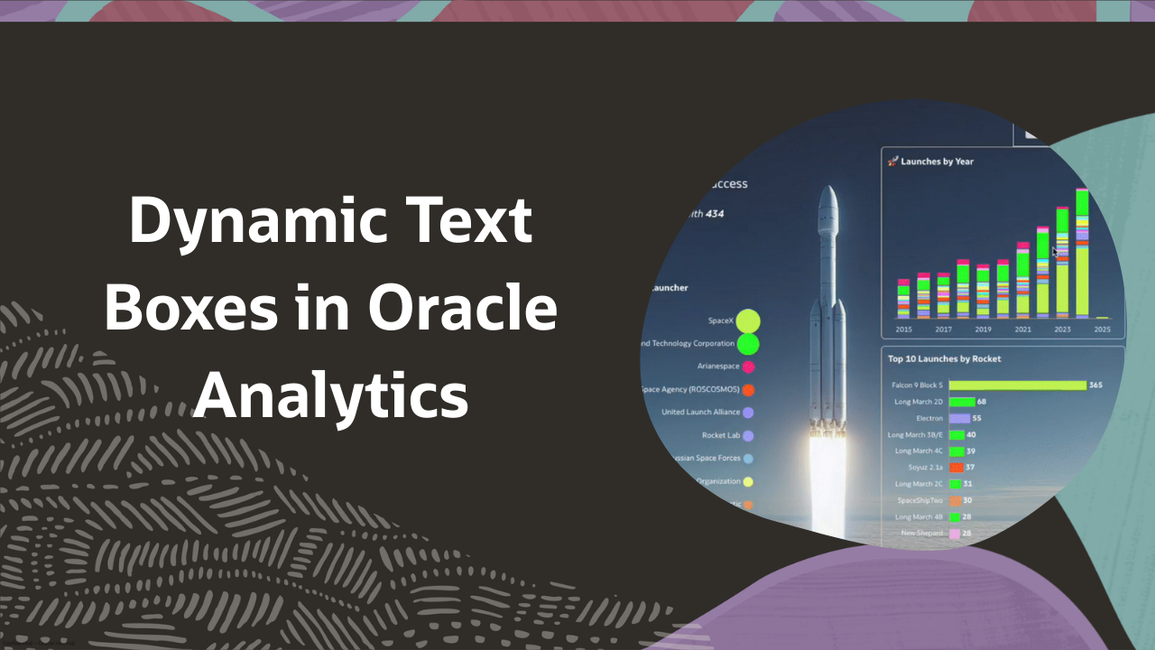Dynamic Text Boxes in Oracle Analytics | analytics