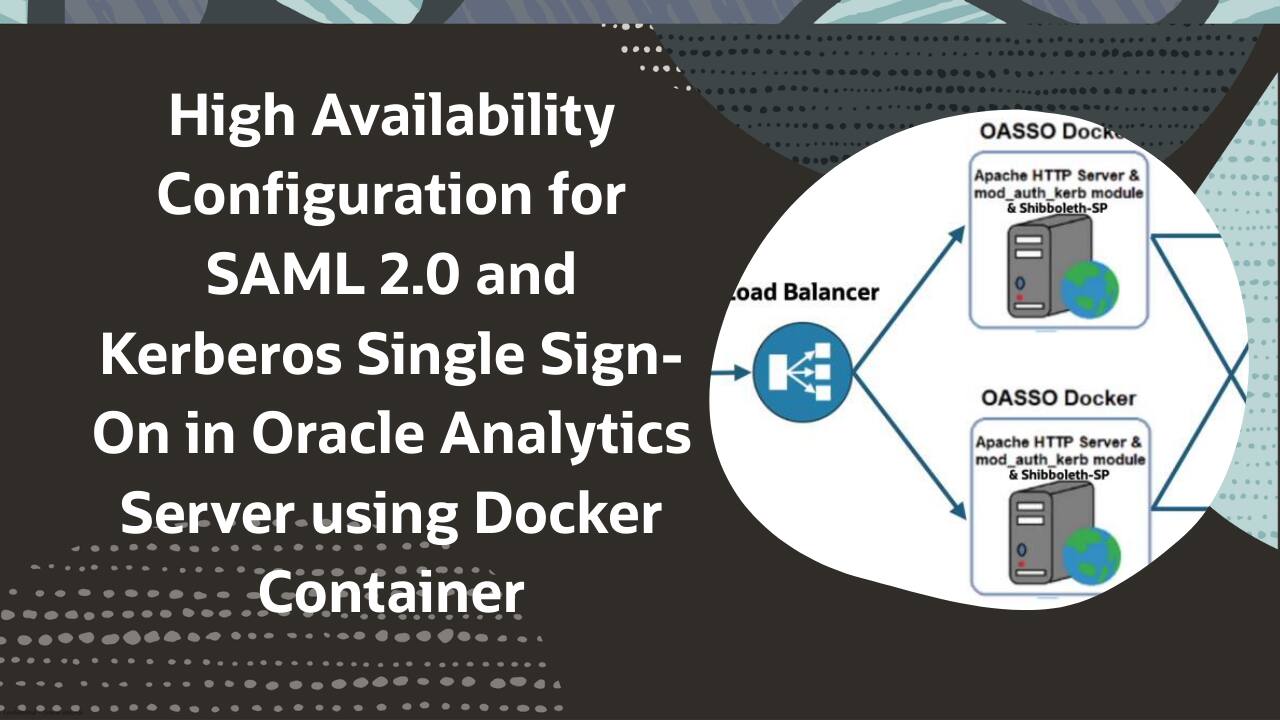 High Availability Configuration for SAML 2.0 and Kerberos Single Sign ...