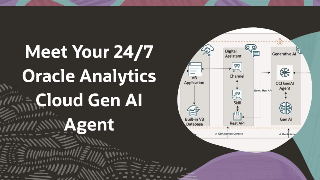 Meet Your 24 7 Oracle Analytics Cloud Gen Ai Agent Analytics