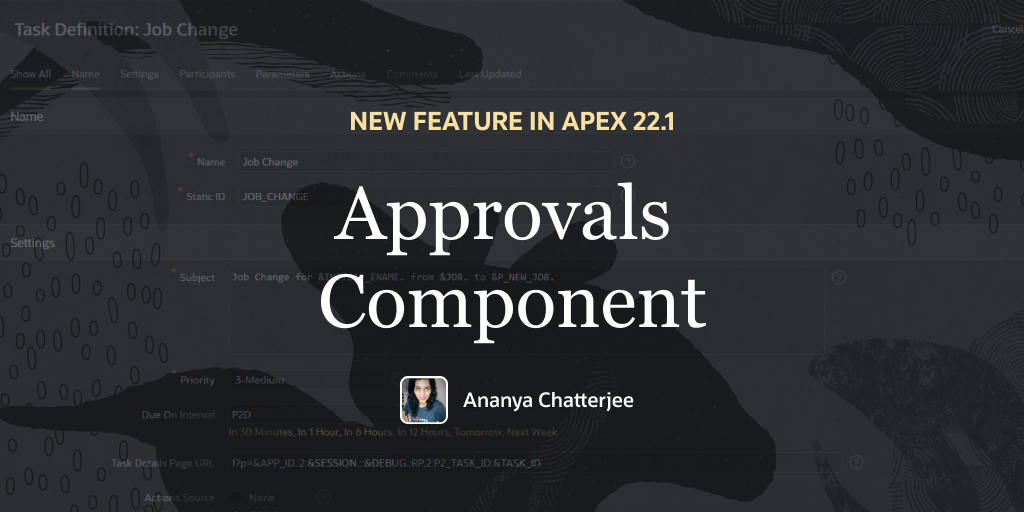 Introducing Approvals Component in Oracle APEX | apex