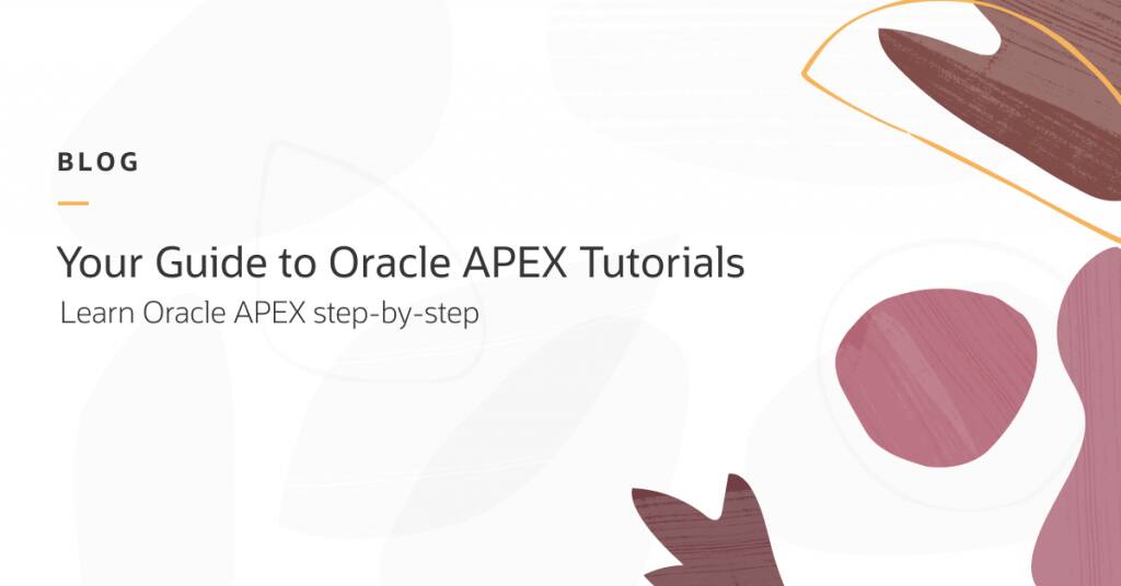 Oracle Blogs | Oracle APEX