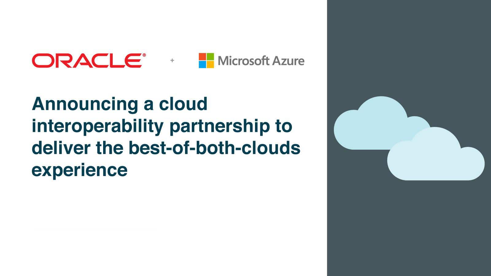 Overview of the Interconnect Between Oracle and Microsoft | cloud ...