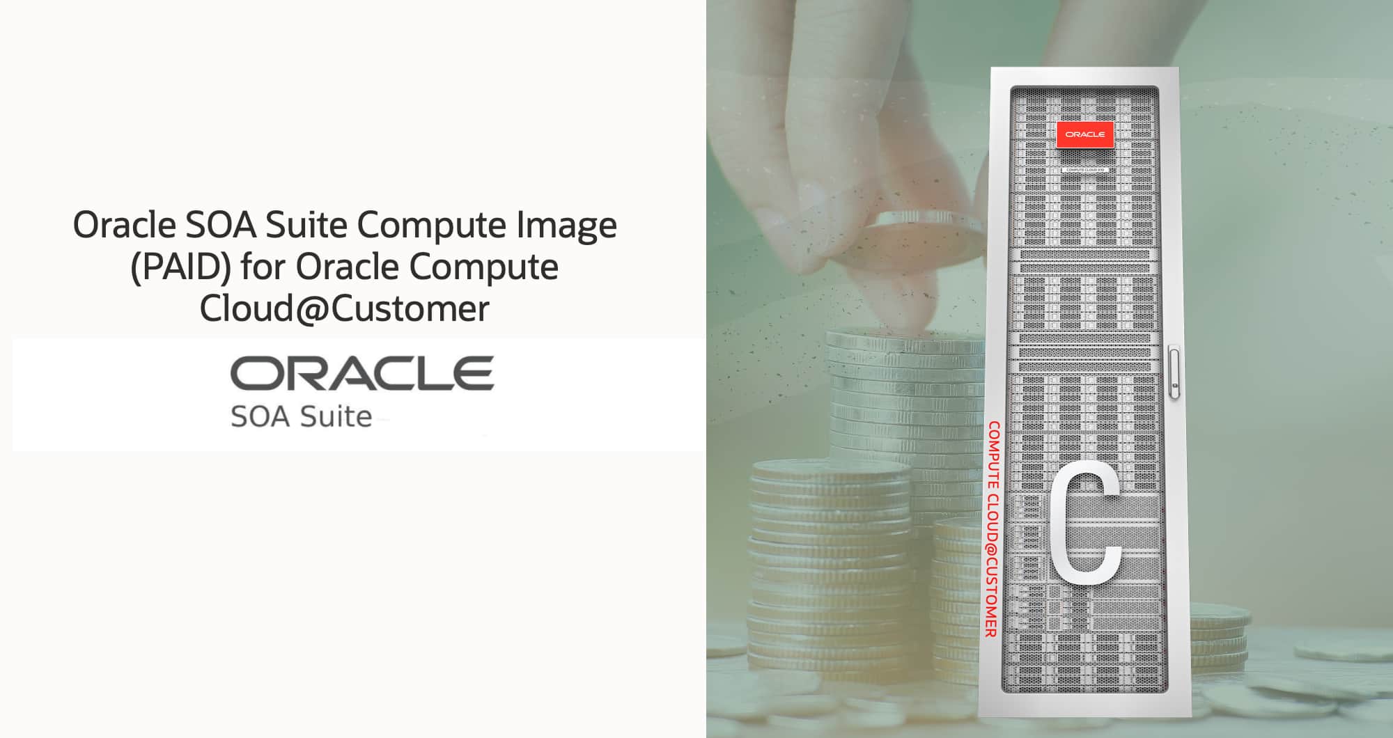 Announcing Oracle SOA Suite (paid) Image for Oracle Compute Cloud@Customer | cloud-infrastructure