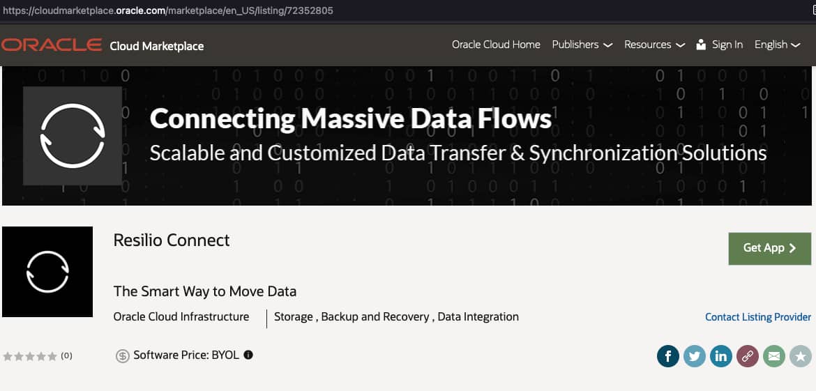 Data migration to and between OCI storage services using Resilio ...