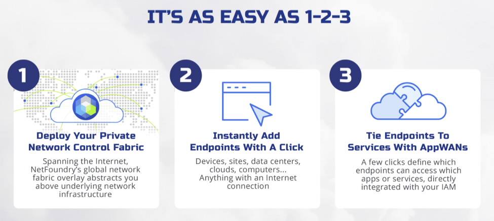 Zero trust network access with NetFoundry