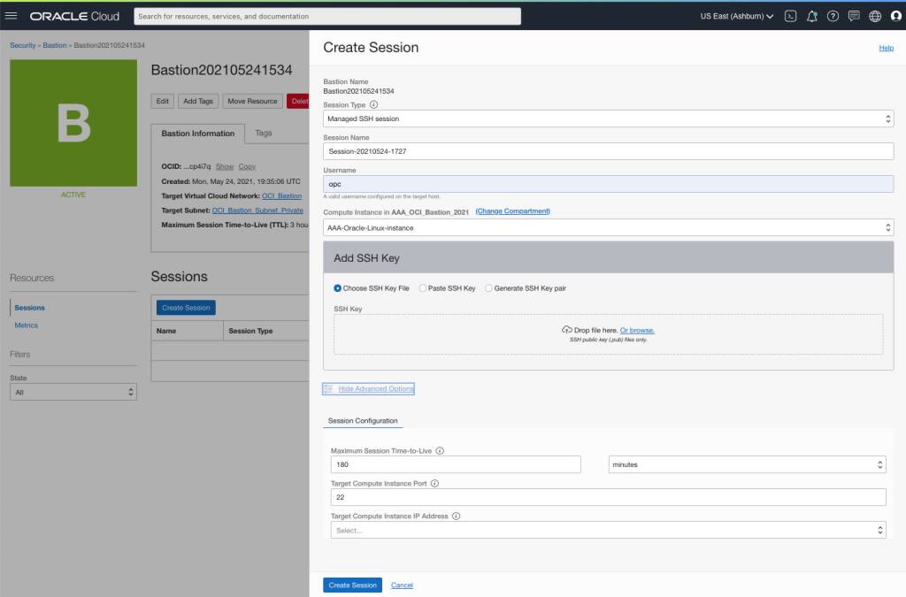 Simplify secure access with OCI Bastion service