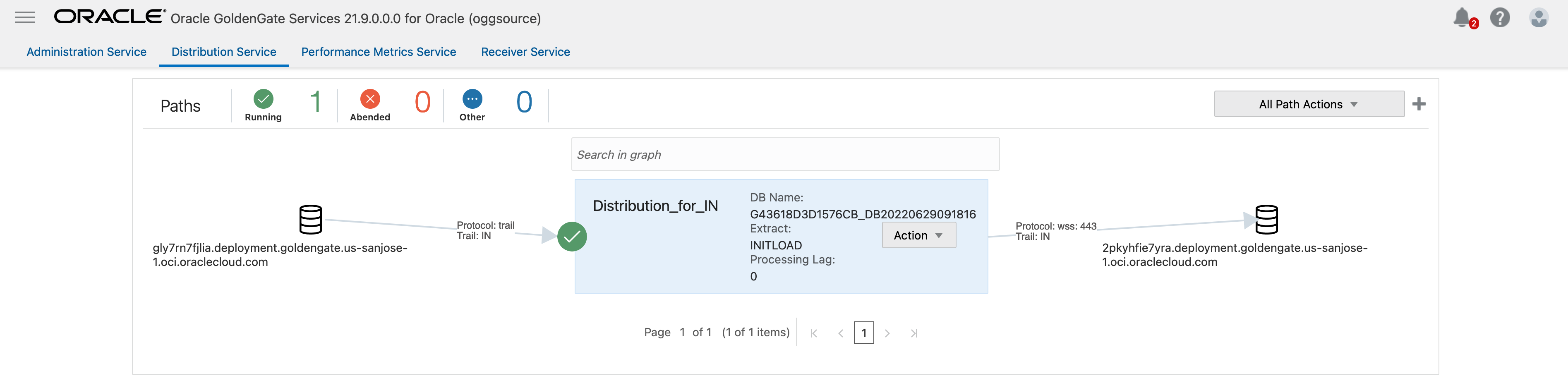 Initial Load with OCI GoldenGate for Big Data
