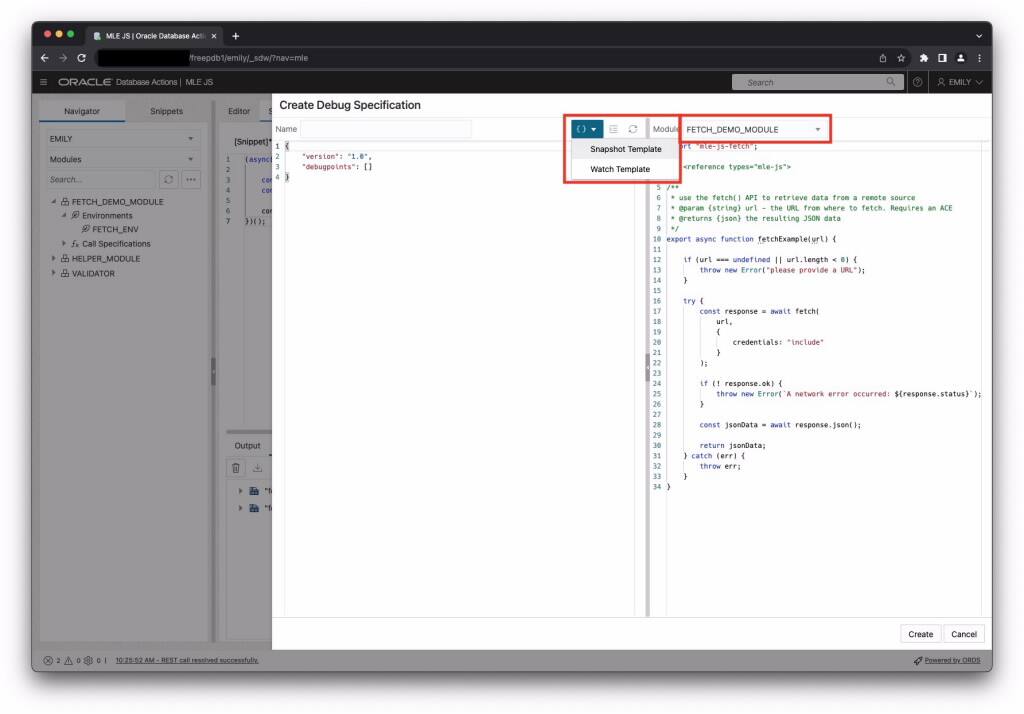 Oracle 23c Free - Developer Releaseでの実行後のデバッグの概要