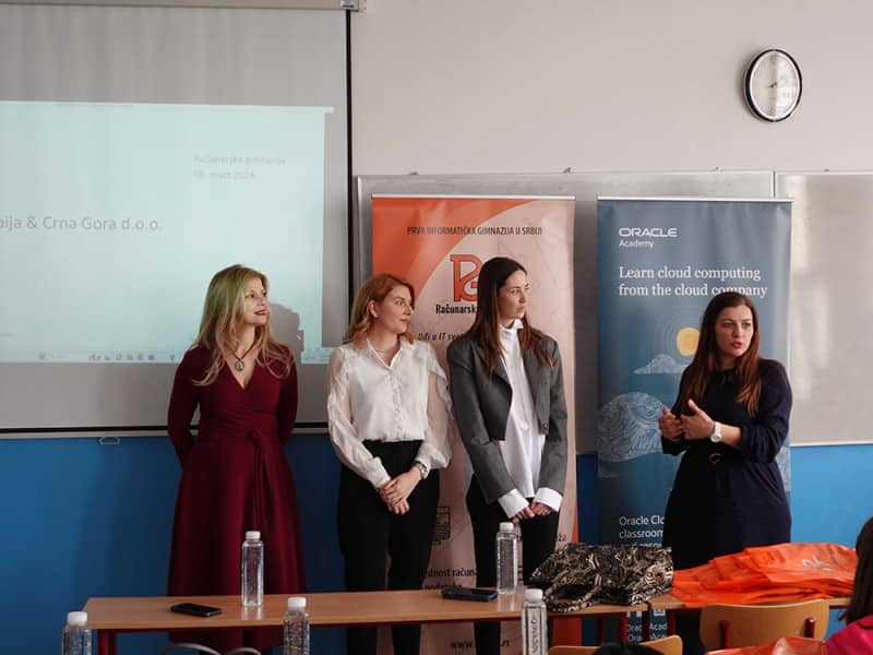 Oracle Academy supports “IT Girls 2024” competition by Računarska ...