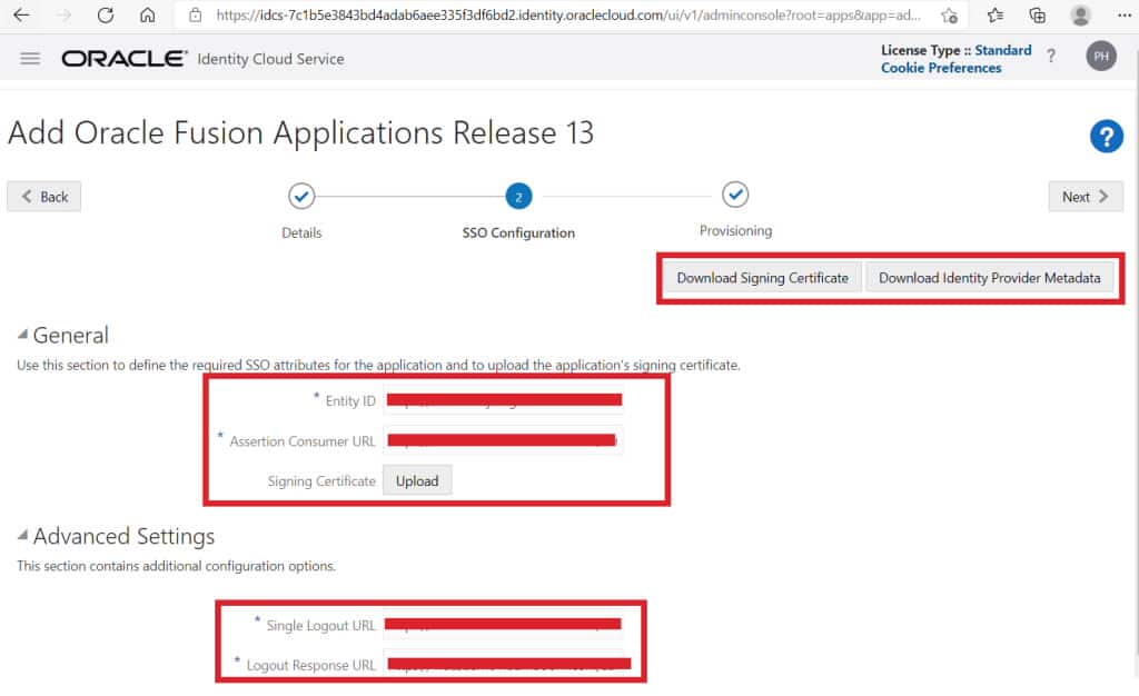 Role based Provisioning from Oracle Fusion Application to IDCS