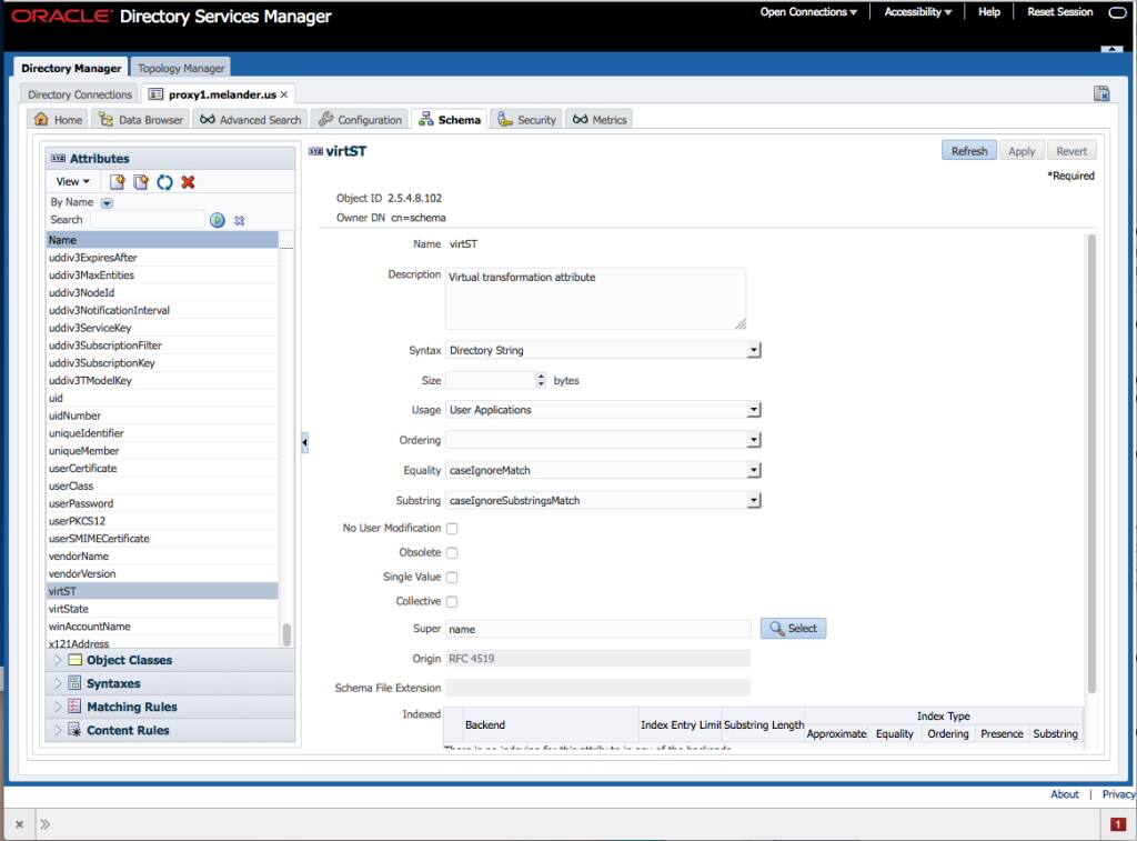 Working with Oracle Unified Directory 11gR2 Transformation Framework