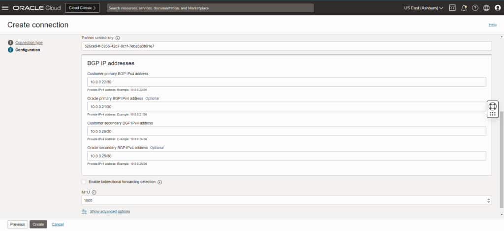 Set Up A Private Interconnect Between Oci And Microsoft Azure