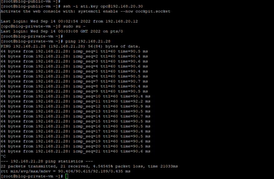 OCI VPN IPSec to Libreswan with BGP Routing Advertise Configuration Steps