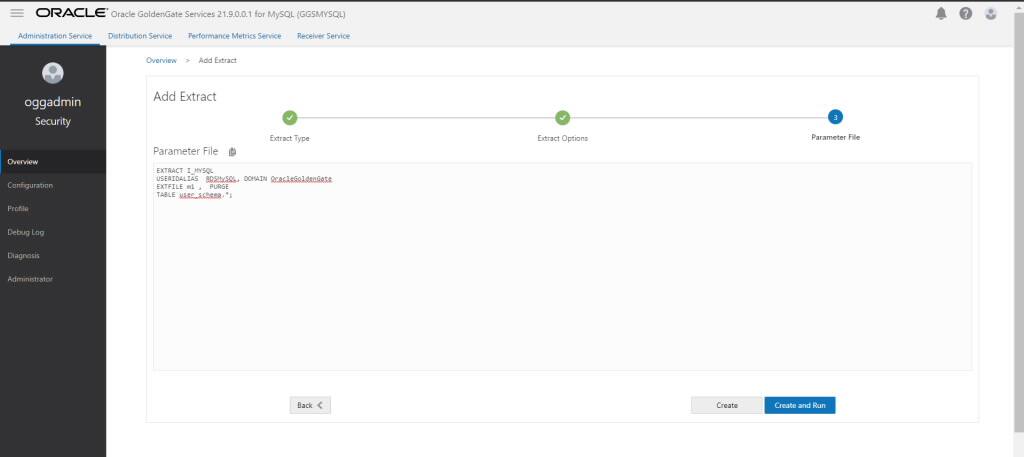 Migrate AWS RDS MySQL/Maria DB to OCI using OCI Goldengate Service