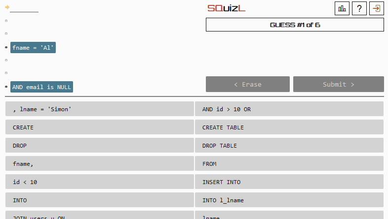 Free online SQL quizzes on Oracle Dev Gym Free online SQL quizzes on Oracle Dev Gym