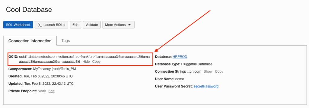 Oracle Cloud Infrastructure（OCI）のデータベース・ツール