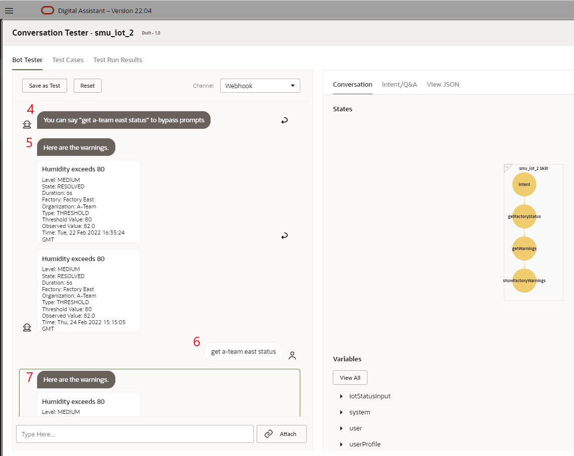 Provide Dynamic Tips for Improving User Interaction in Oracle Digital Assistant with Entity ...