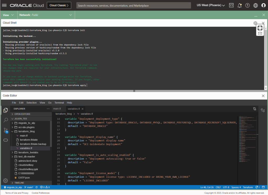 Using Terraform With Oci Goldengate