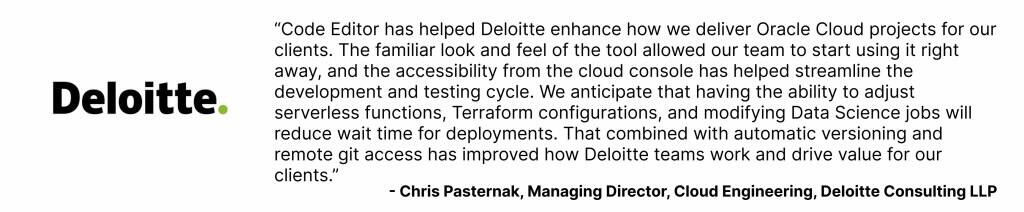 Developing on Oracle Cloud Infrastructure just got easier with OCI Code Editor!