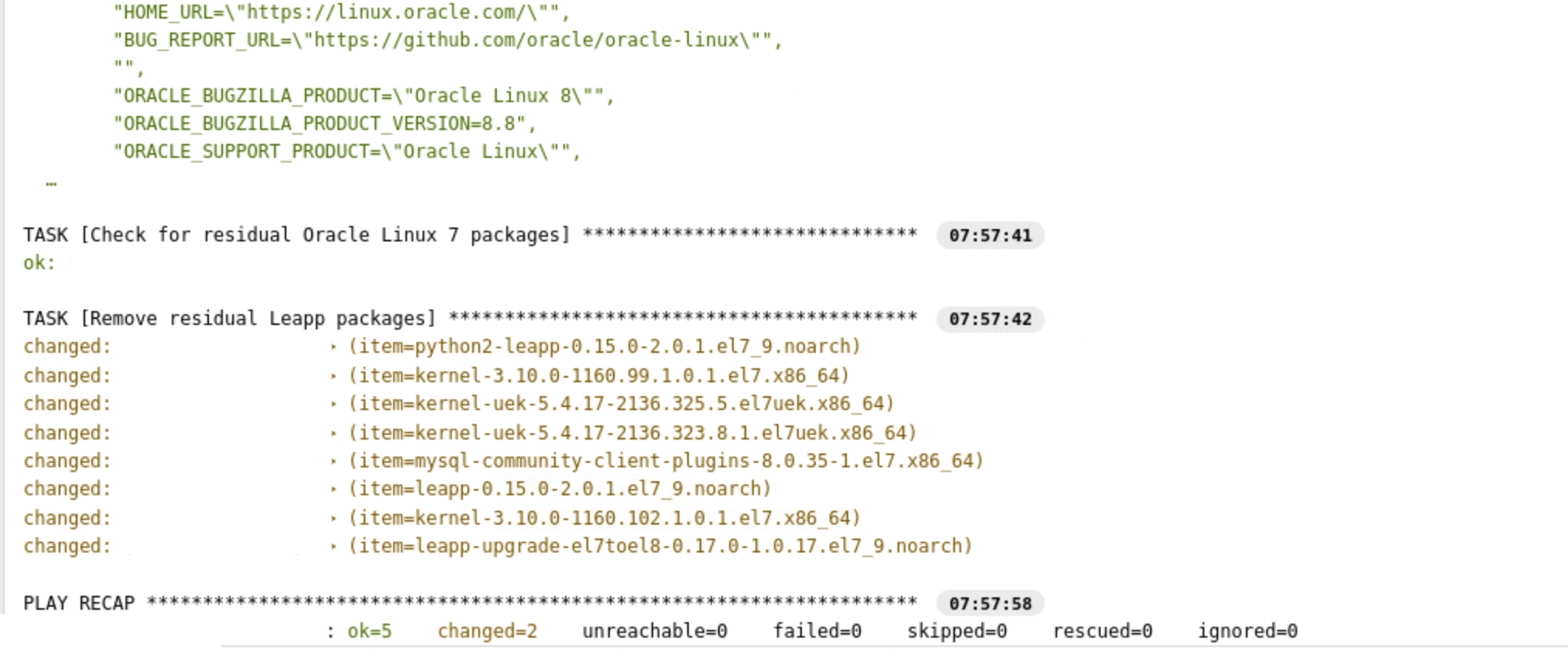 Automating Leapp upgrades using Oracle Linux Automation Manager Automating Leapp upgrades using Oracle Linux Automation Manager