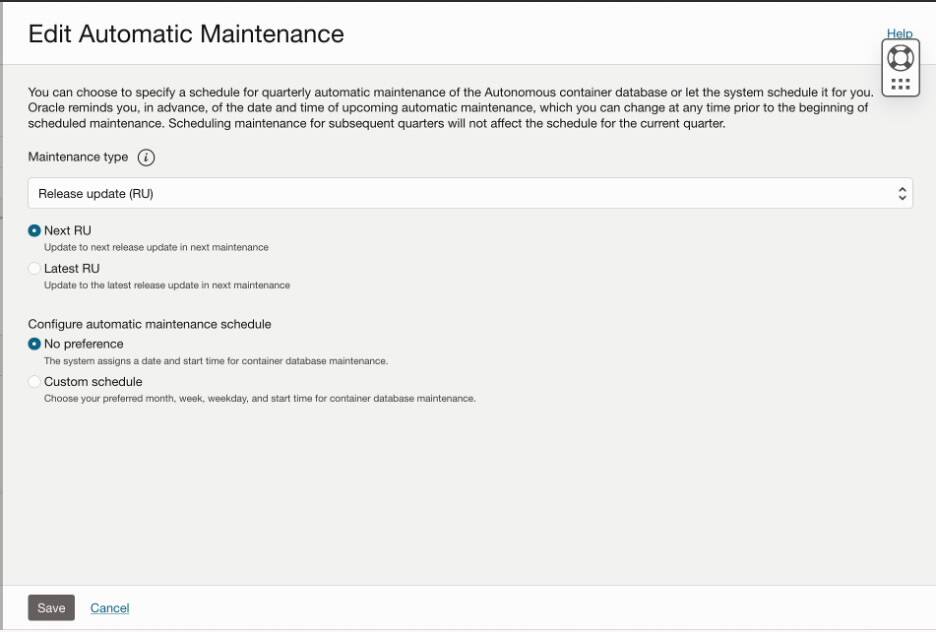 Autonomous Container Database Version Control