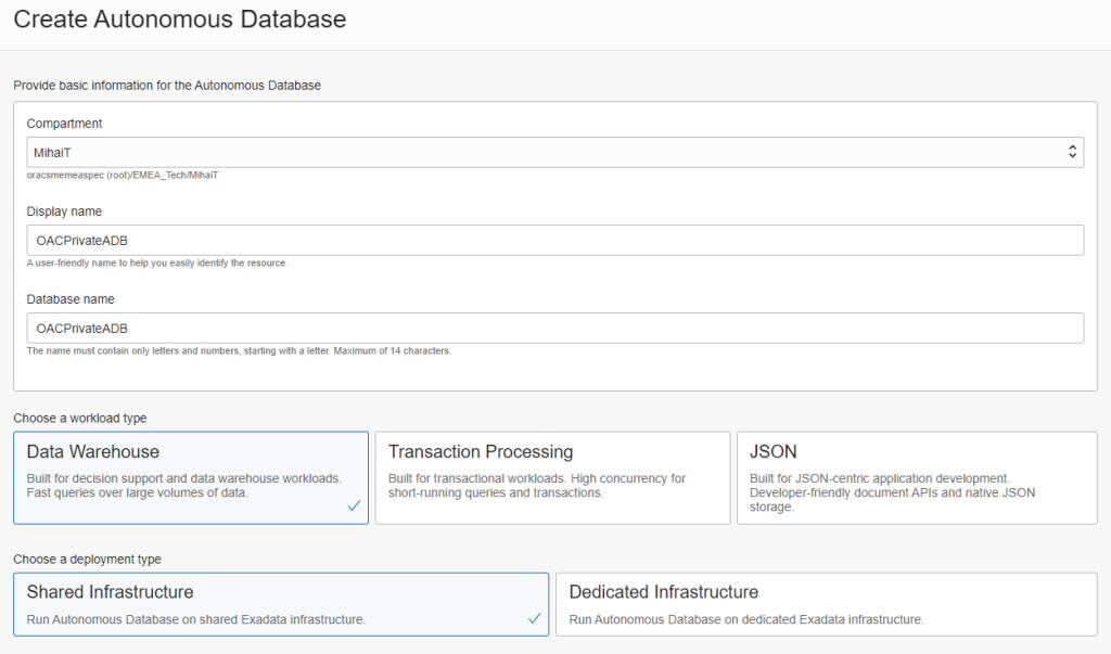 Connecting Oracle Analytics Cloud To Oracle Autonomous Data Warehouse