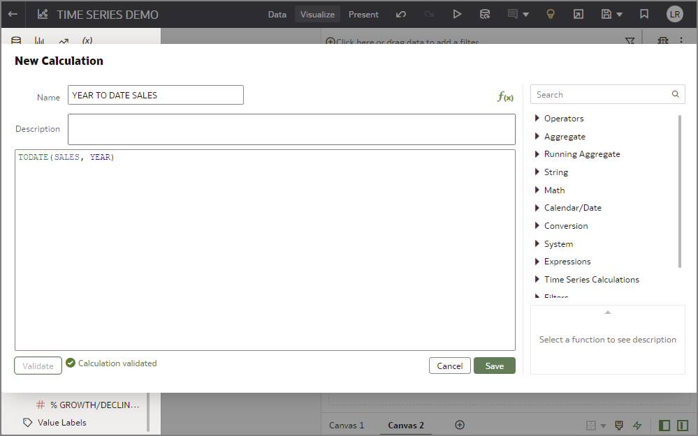 Time Travel Made Easy Working With Time Series Functions In Oracle Analytics
