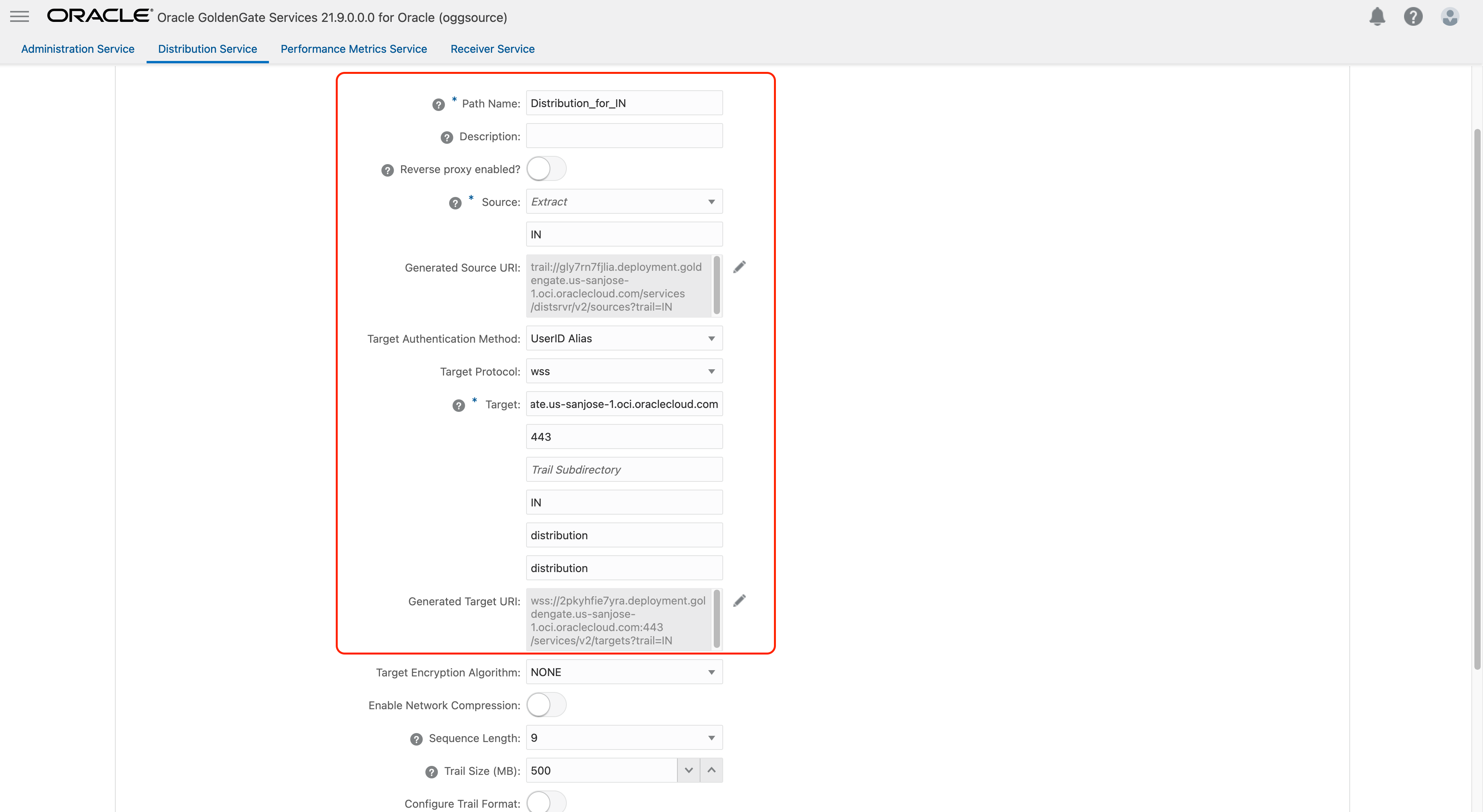Initial Load with OCI GoldenGate for Big Data