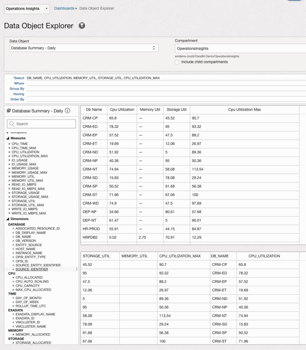 Oci Operations Insightsの最新機能の詳細