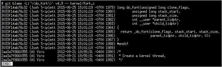 Backporting patches using git