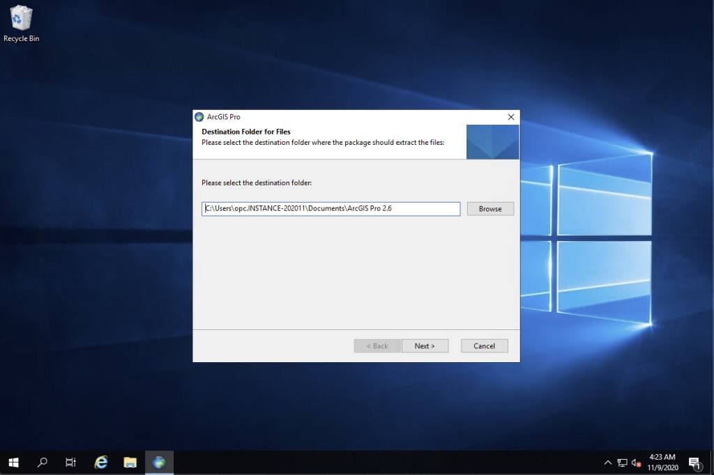 Virtualized workstations for ArcGIS Pro on Oracle Cloud Infrastructure