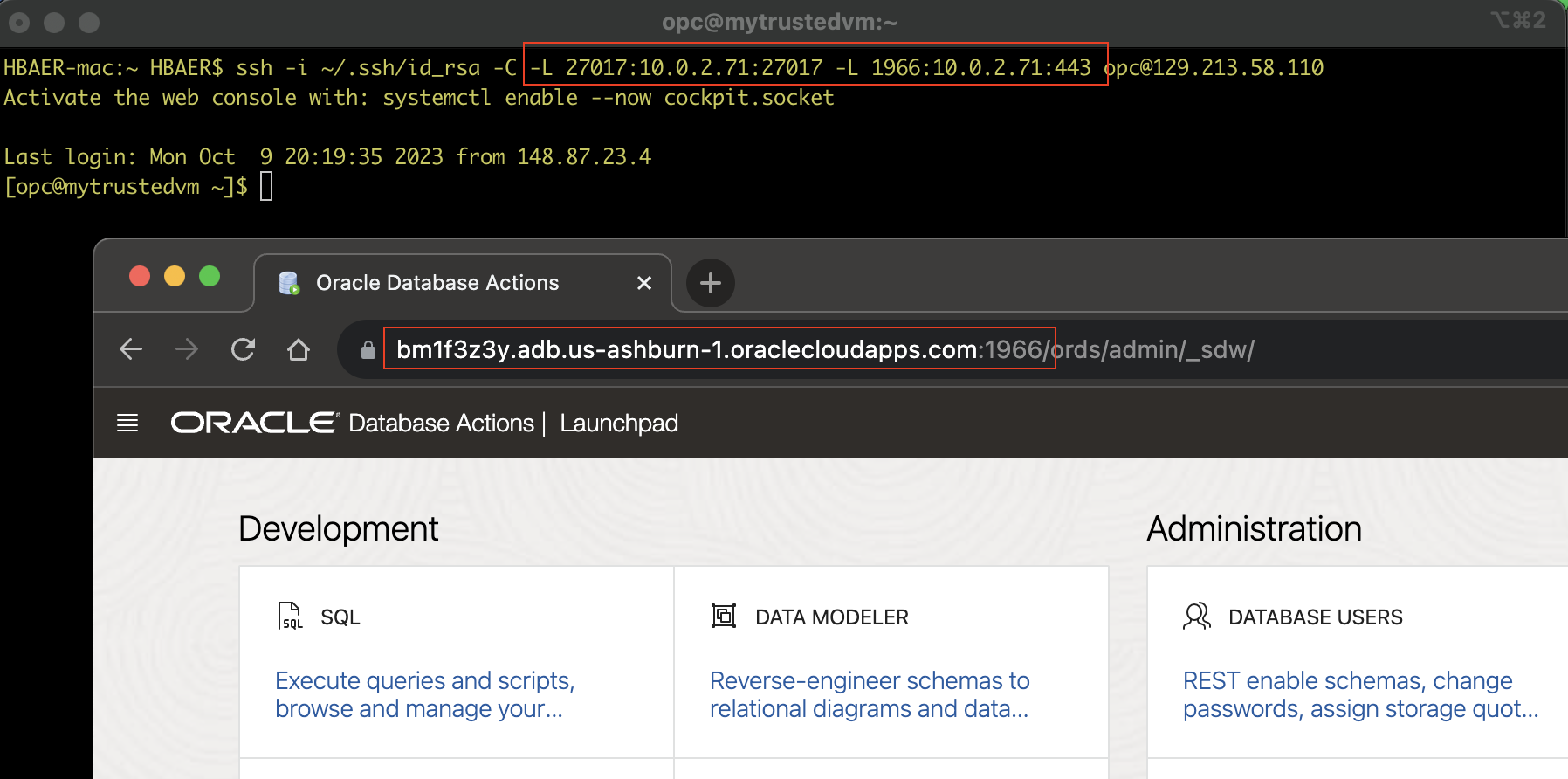 How To Configure Oracle Database Api For Mongodb For Autonomous Databases With Private Endpoint