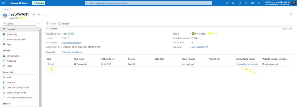 Set Up A Private Interconnect Between Oci And Microsoft Azure
