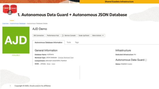 Autonomous Database Newsletter - October 28, 2020