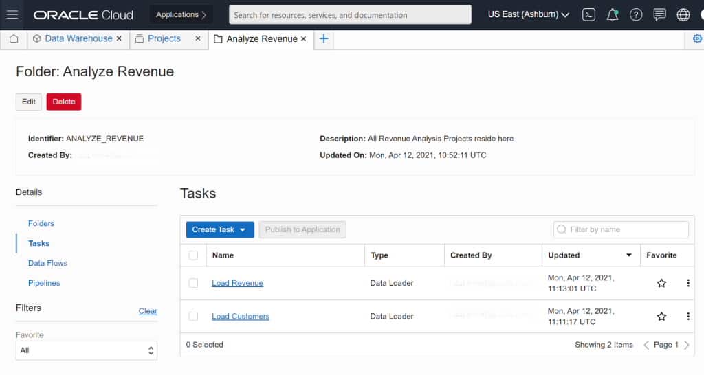 Creating Data Pipelines Using Oracle Cloud Infrastructure Oci Data