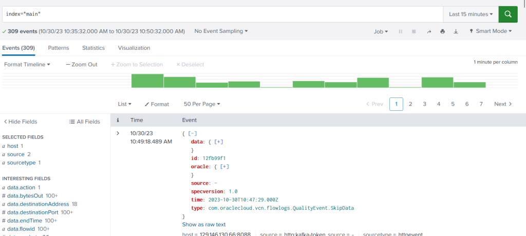 Stream OCI logs using OCI Streaming and Kafka Connect to Splunk