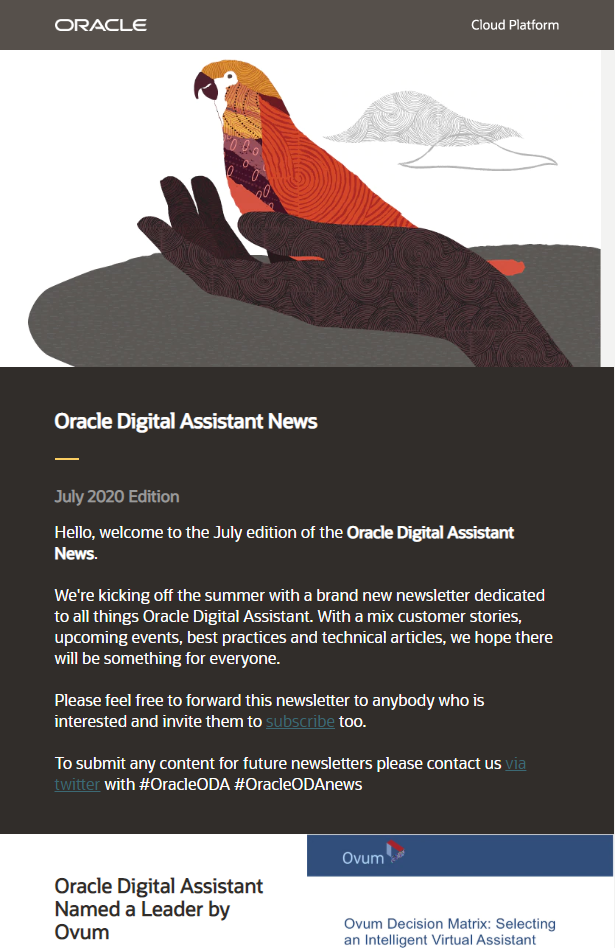 Take Advantage Of These Resources For Chatbots And Oracle Digital Assistant