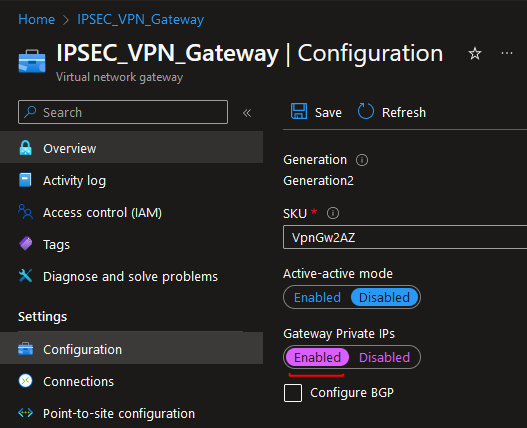 Ipsec Over Oci To Azure Interconnect