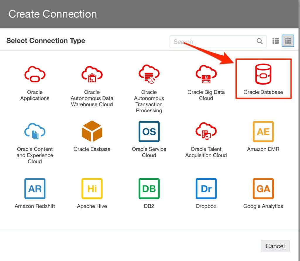 Direct On-Premise Database Connections for OAC DV via RDC
