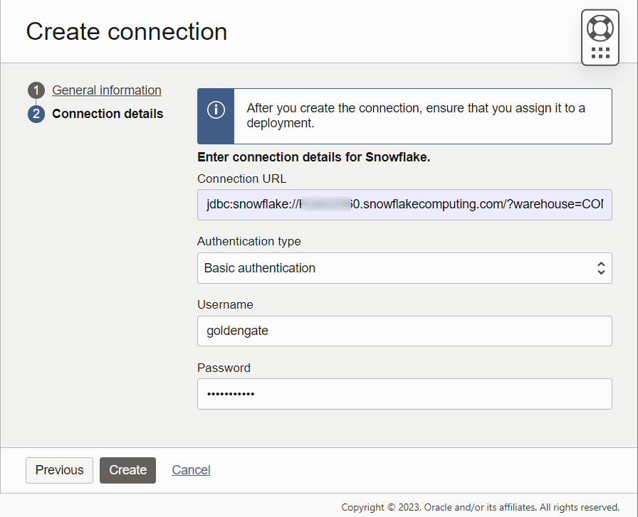 Using Oracle Cloud Infrastructure Oci Goldengate With Snowflake