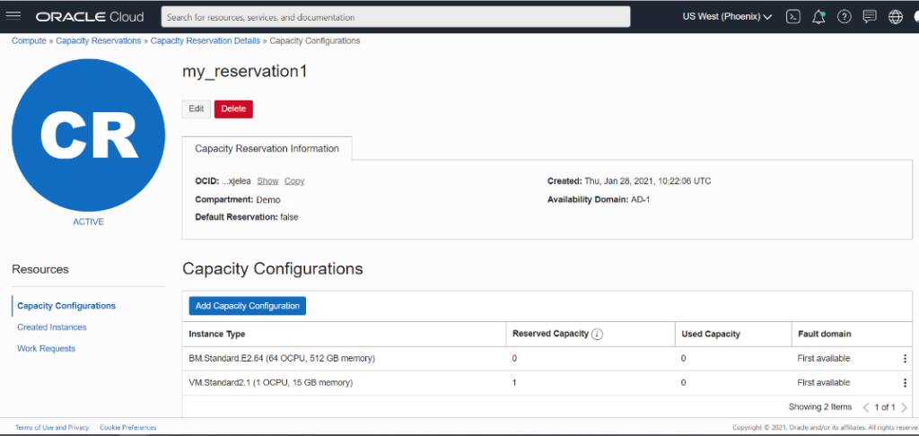 Ensure business continuity with capacity reservations