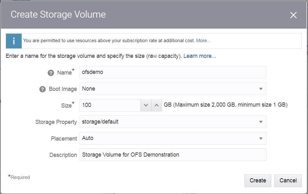 Oracle File System – Storing files in the DBCS via NFS