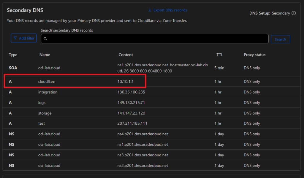 OCI - Cloudflare Public DNS Zone replication - part 1