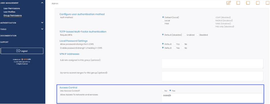 User-based Access on OCI using OpenVPN