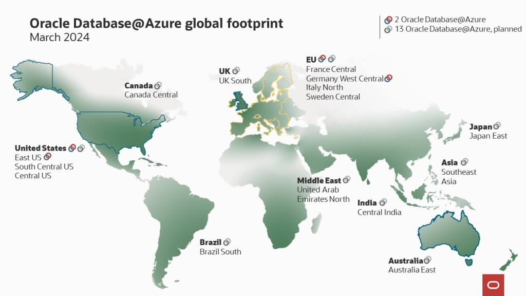 Oracle and Microsoft bring Oracle Database@Azure to Europe